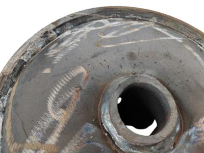 China C1018 Weldment 6'' Roll Off Container Wheels Roll Off Dumpster Wheels for sale