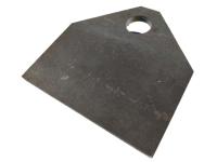 China ASTM A36 Steel Roller Wheel Side Plate Roll Off Wheel Bracket for sale