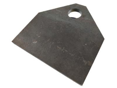China ASTM A36 Steel Roller Wheel Side Plate Roll Off Wheel Bracket for sale