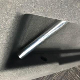 China 360 Degree Rotating Steel Stop Bar Trash Can Replacement For Plastic Trash Can for sale
