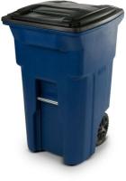 China 360 Degree Rotating Steel Stop Bar Trash Can Replacement For Plastic Trash Can for sale