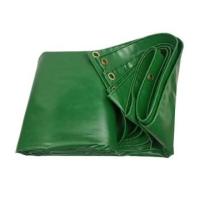 China Green PVC Container Tarpaulin 480gsm Waterproof Truck Tarpaulin for sale