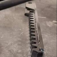 China Container Automatic Tarp System Parts Alloy Steel Rack And Pinion for sale