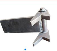 China Steel Plate Dumpster Replacement Parts Fisher Tail Device for sale
