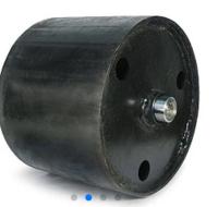 China 6 5/8'' Roll Off Container Wheels Steel Rolling Wheel Roll Off Parts for sale