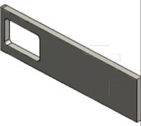 China Roll Off Container Parts Flame Cutting Plate Roll Off Parts for sale