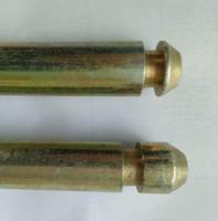 China Galvanized Full Hollow Axle With Closed End Wheelie Bin Spare Parts for sale