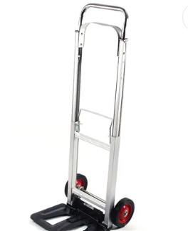 China 80KG Load Aluminum Hand Truck Folding Heavy Duty Hand Cart for sale