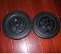China 300mm Wheel Trash Can Replacement Plastic Rim Trash Bin Wheel for sale