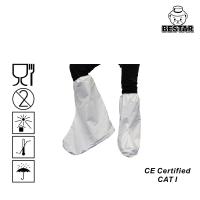 China 47X37cm Disposable Boot Cover EU2016 Microporous Film Boot Cover For Hospital for sale