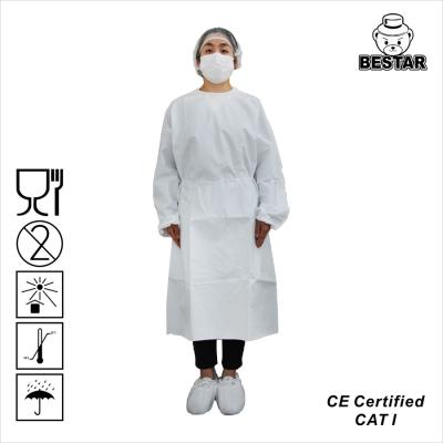 China MDR CAT I Hospital Disposable Gowns FDA Certified Disposable Protective Gowns for sale