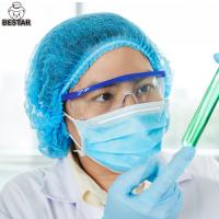 China Dust Proof Disposable Mob Cap SPP Double Elastic BSH2017 Disposable Head Cap for sale