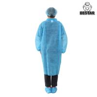China SPP 6xl Large Medium Disposable Lab Coat Blue Yellow For Doctor Clinic for sale