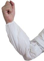 China White PE Disposable Oversleeve 18 Inch Sleeve Protectors For Arms for sale