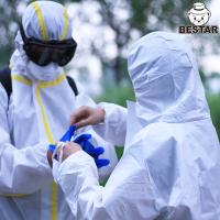 China CE Certified Microporous film Type 5/6 Disposable Medical Coverall for sale