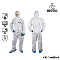 China CE Certified Waterproof Microporous film Type 5/6 Disposable Protective Coverall for Painting for sale