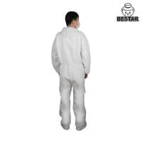 China Nonwoven SPP Polypropylene Disposable Protective Coverall for Food Industry for sale