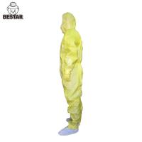 China TYPE 3B/4B/5B/6B Throw Away Disposable Medical Coveralls Workwear For Biological for sale