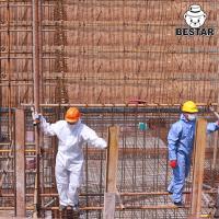 China EN14126 Laminated PP Disposable Medical Coveralls Type 5B/6B for sale