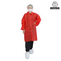 China ODM Polypropylene Disposable Medical Lab Coats Green Blue Pink 5xl for sale