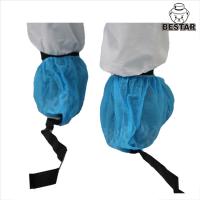 China Anti Skid Conductive SPP Disposable Shoe Cover Plastic Overshoes 16