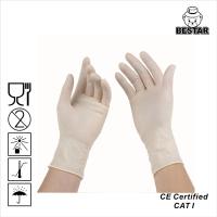 China Single Use Latex Disposable Gloves Plastic Hand Gloves Easy To Wear BSA3045 for sale