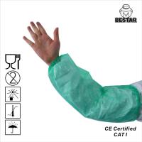 China Waterproof LDPE Disposable Oversleeve Food Contact Safe PE Sleeve Cover for sale