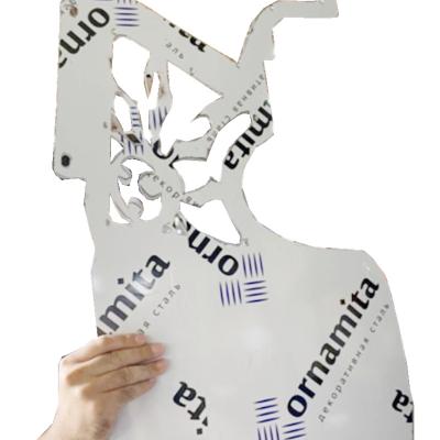 China Black White Laser Cut Protection Film For Stainless Steel BA 2B Sheet With Customized Logo for sale