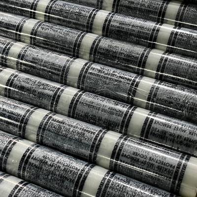 China Customized Print Car Carpet Protective Film 4 Mil * 21inch * 200 Feet With Perforation Every 24 Inch for sale