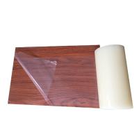 China Transparent Color Self Adhesive Hard Wood Flooring Protective Film Roll For Temporary Floor Protection for sale