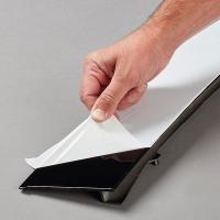 China High Tack PE Black And White UPVC PVC Steel Protective Film For Plastic Surfaces for sale