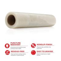 China Transparent Color Self Adhesive Hard Wood Flooring Protective Film Roll For Temporary Floor Protection for sale