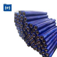 China Blue 50 Micron PE Protection Film For Glass And Aluminium Profiles Without Glue Residue When Peeling Off for sale