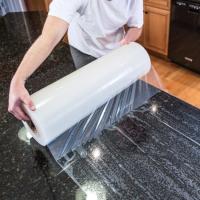 China Customized Transparent Countertop Protective Film For Ceramic Tile No Glue Residue for sale