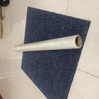 China 1.5 Inch 38 Mm Paper Tube Small Size Transparent Temporary Carpet Floor Protection Film Automotive Carpet Protect Roll for sale