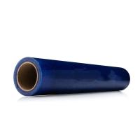 China Temporary Blue Color Acrylic Adhesive Soft Pe Protective Film Roll For Hard Floor Surface Decorating for sale