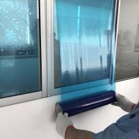 China Anti UV Aging Adhesive PE Protective Film For Window Glass  And Profile Length 100M - 1500M for sale