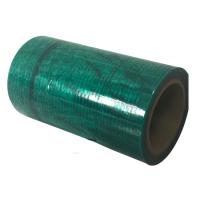 China Transparent Green Vent Masking Tape PE Vent Cover Film With Perforation every 20 cm For Construction for sale