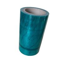 China Transparent Green Vent Masking Tape PE Vent Cover Film With Perforation every 20 cm For Construction for sale
