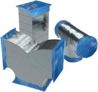 China Temporary LDPE Duct Cover Film for HVAC Duct Protection for sale