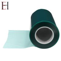 China Anti UV Green Color Window Temporary PE Plastic Film Anti Scratch Protection Roll For Glasses for sale