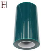 China Anti UV Green Color Window Temporary PE Plastic Film Anti Scratch Protection Roll For Glasses for sale