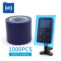 China Blue PE Plastic Barrier Film Roll For Dental Chairs And Equipment Keep Surfaces Disinfected for sale