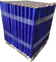 China Blue Color PE Glass Protective Film For Temporary Protection Width 20 - 1700mm UV Resistant for sale