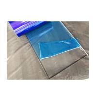 China Blue Color UV Resistant Self Adhesive Plastic Vinyl PE Protective Film For Window Glass for sale