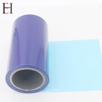 China Blue Color UV Resistant Self Adhesive Plastic Vinyl PE Protective Film For Window Glass for sale