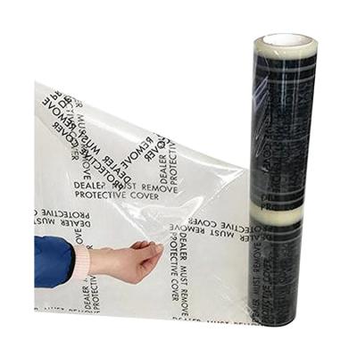 China Extra High Adhesion Strength Carpet Protective Film for Automobile Carpet With Easy Peel Perforated Line for sale