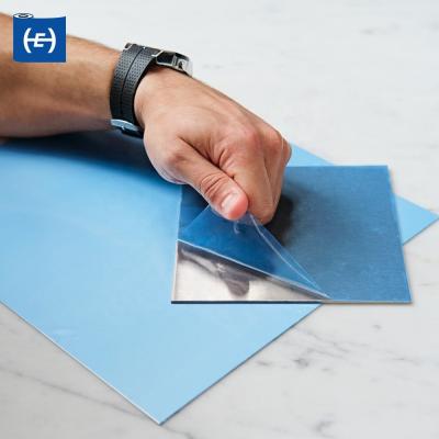 China Custom Logo Printing PE Protective Film For Stainless Steel NO.4 Finish Surface for sale