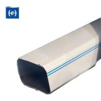 China PE Material 70 0r 80 Micron Black And White Color Aluminium Gutter Downspout Profile Protection Film for sale