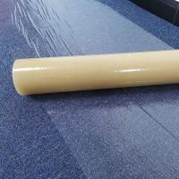 China Strong Adhesion And High Peel Strength Carpet Protective Film With Water Based Acrylic Glue for sale